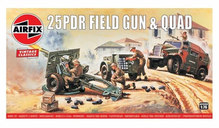 AirFix - 25PDR Field Gun & Quad - 1/76 - HTC - MODELISMO