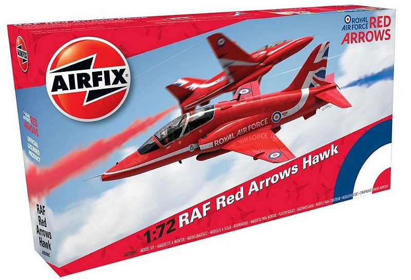 AirFix - RAF Red Arrows Hawk - 1/72 - HTC - MODELISMO