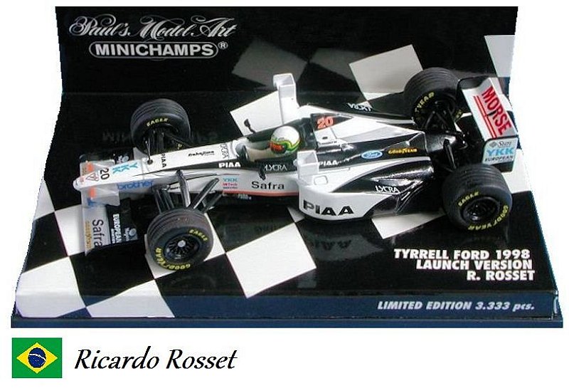 Minichamps - Tyrrell 026 Ford F1 1998 (Launch Version) - 1/43 - HTC ...
