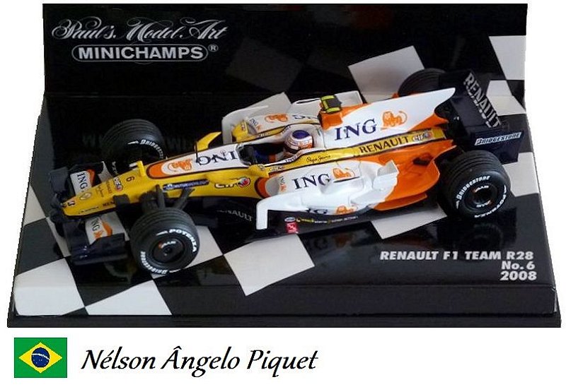 Minichamps - Renault R28 F1 2008 - 1/43 - HTC - MODELISMO