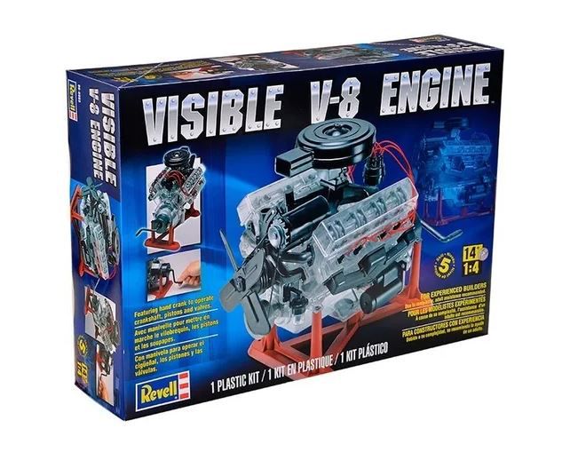 REVELL - MOTOR V-8 - 1/4 - HTC - MODELISMO