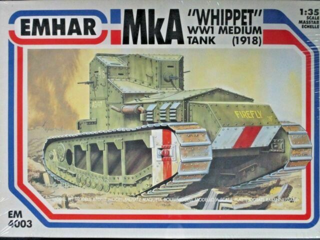 Emhar - WWI Medium Tank (1918) MkA "Whippet" - 1/35 - HTC - MODELISMO