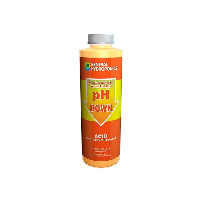 Regulador de Ph Down: General Hydroponics| GrowFert - GrowFert: Cultivo em primeiro lugar
