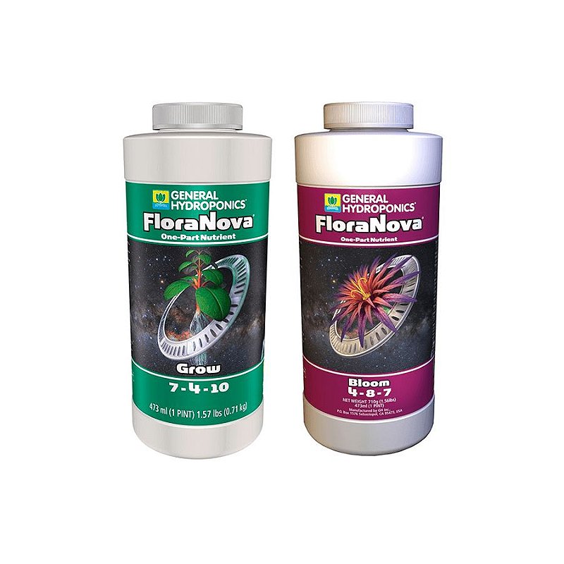 Kit FloraNova: Gerenal Hydroponics | GrowFert - GrowFert: Cultivo em ...