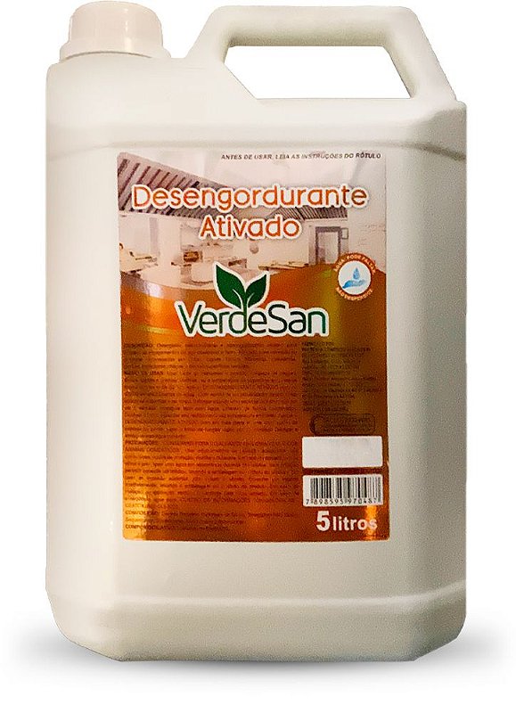 Desengordurante Ativado VerdeSan 5 Litros | Essenza - Produtos de ...