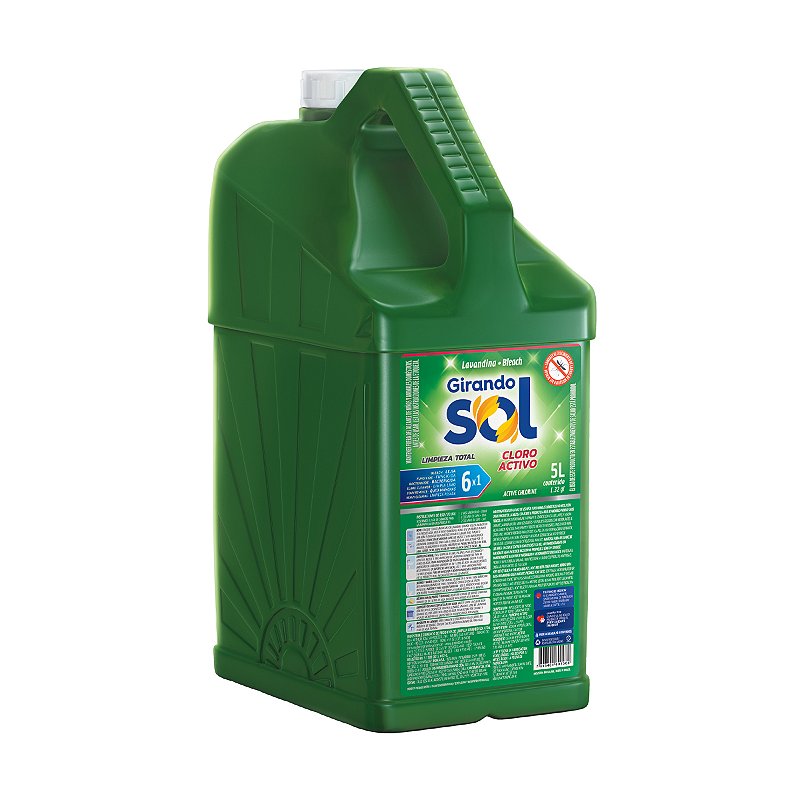 Água Sanitária Girando Sol 5 Litros | Essenza - Produtos de Limpeza ...