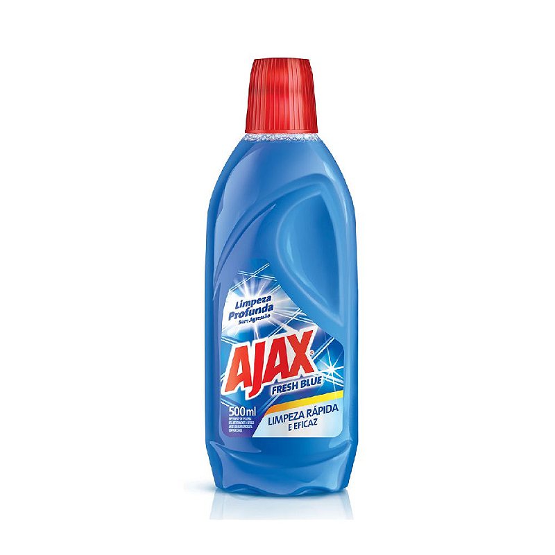 Limpador Perfumado Multiuso Concentrado Ajax Fresh Blue 500ml ...