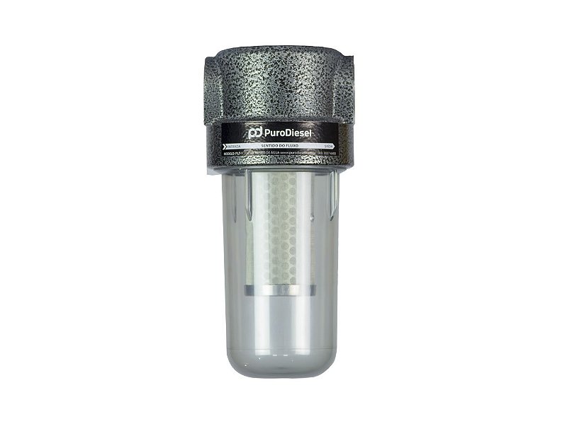 Filtro de Linha com Cúpula Transparente e Elemento Inox | Techposto - Techposto