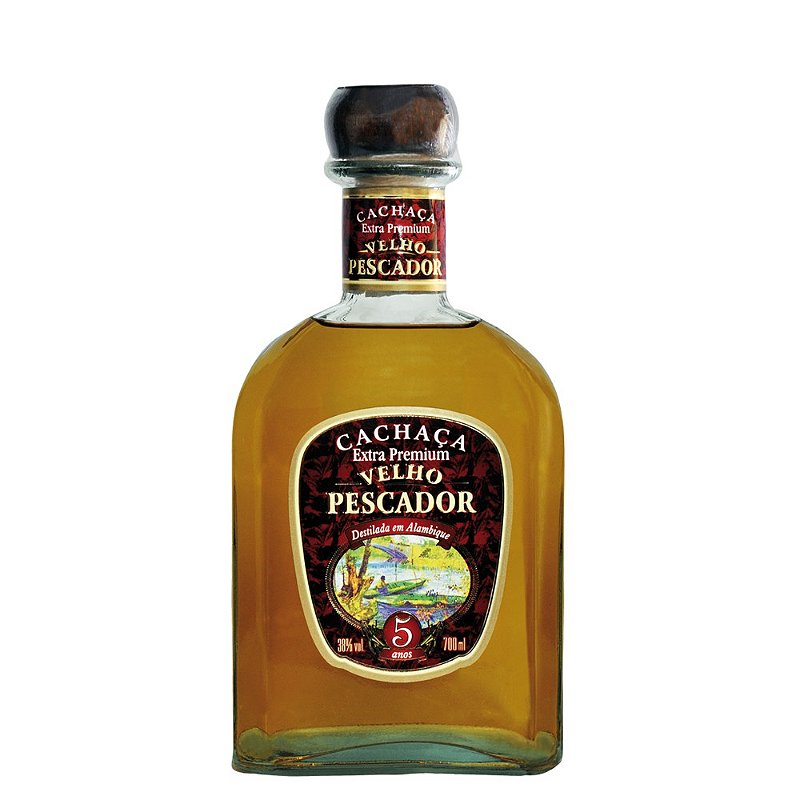 WEBER HAUS - Cachaça Extra Premium 5 Anos Velho Pescador 700ml ...