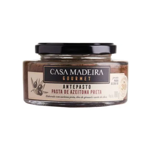 Antepasto Pasta de Azeitona Preta 180g - Specialità Bebidas