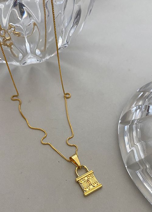 Colar Lock - Colab Acessórios - Semijoias com Pedras Naturais