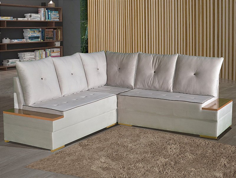 SOFA DE CANTO ONIX BEGE Casa Guido Especialista Em M veis SOFA DE CANTO ONIX BEGE Casa Guido Especialista Em M veis