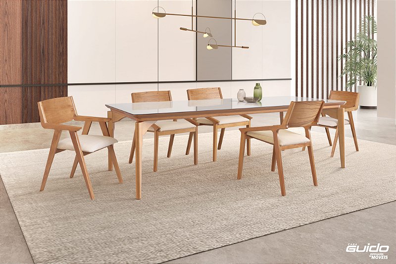 MESA RAFANA DIANA NEW 1,80X0,90 VD OFF ./CINAM/CINAM - Casa Guido ...