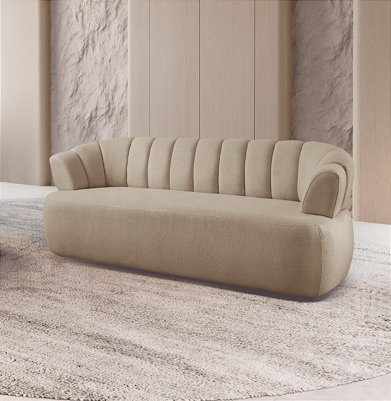 SOFA 3L S134 2,00MT C/MAT TC 4056A VEL BOU ./BG CL - Casa Guido ...