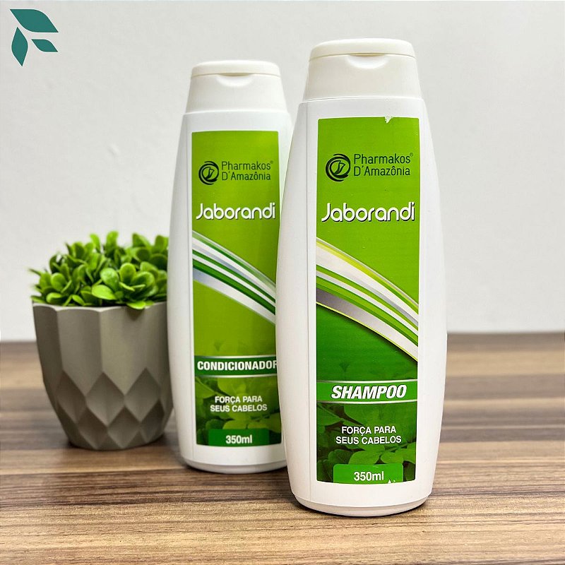 Kit Jaborandi 01 Shampoo + 01 Condicionador 350ml Pharmakos - Natunutra