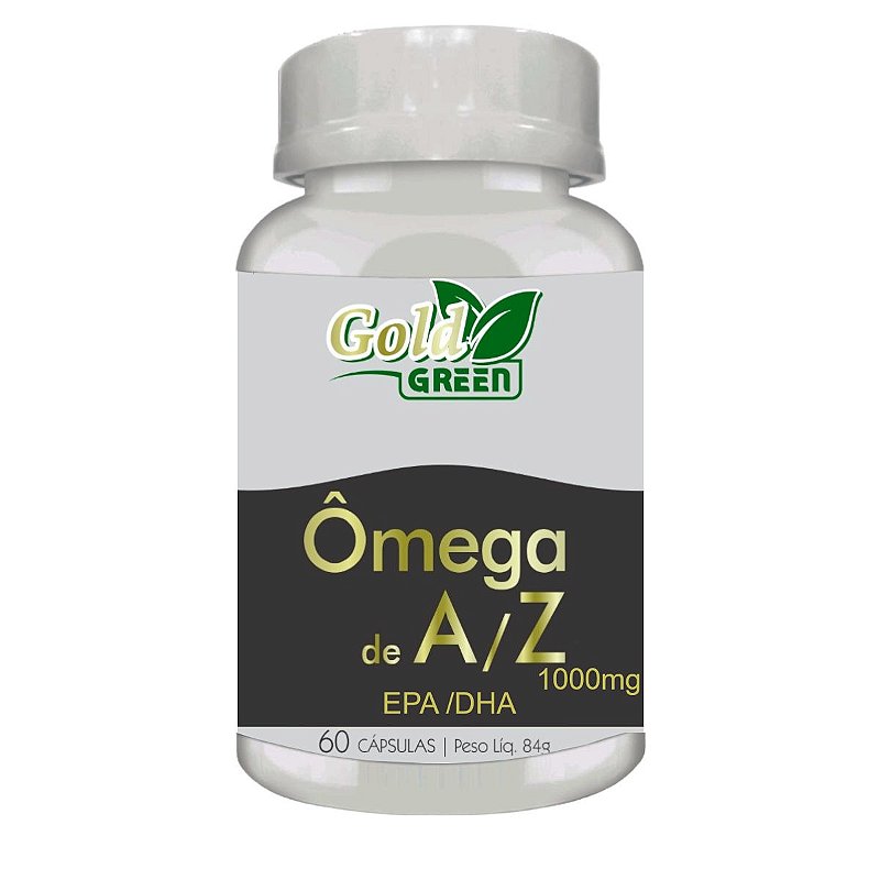 Ômega de A/Z 1000mg 60 Cápsulas Gold Green - Natunutra
