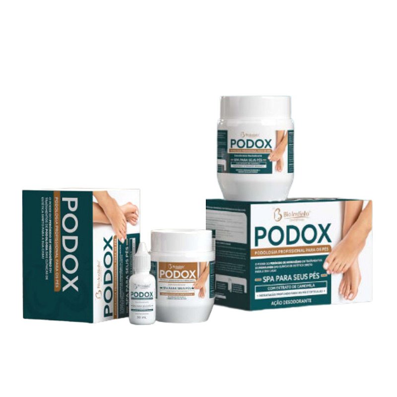 Kit Podox Podologia Profissional Para Os Pés Bio Instinto - Natunutra