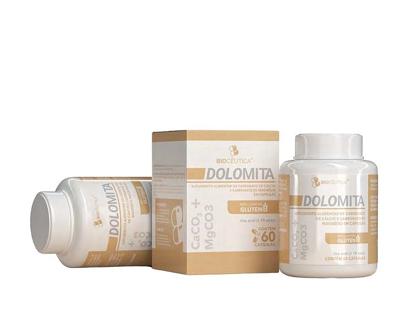 Dolomita 60 Capsulas Biocêutica - Natunutra