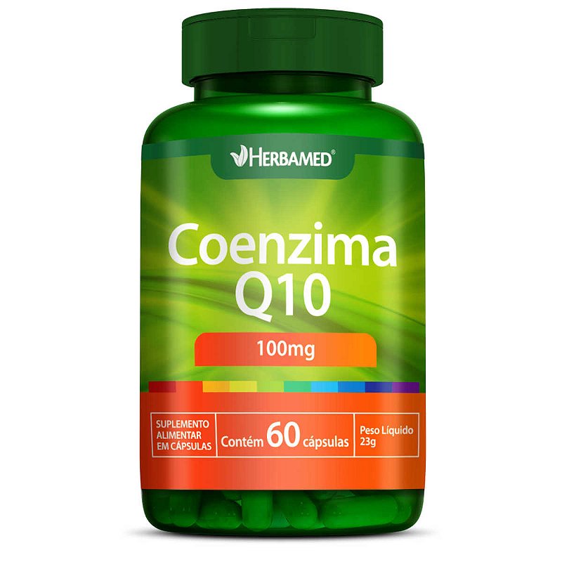 Coenzima Q10 60 Capsulas 100mg Herbamed - Natunutra