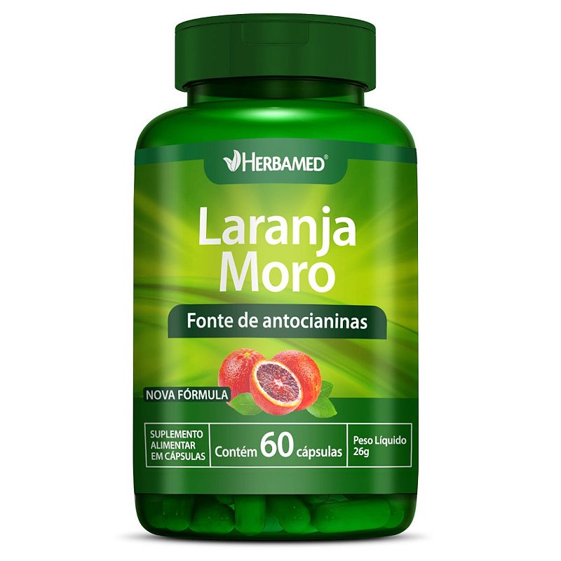 Laranja Moro 60 Capsulas Herbamed - Natunutra