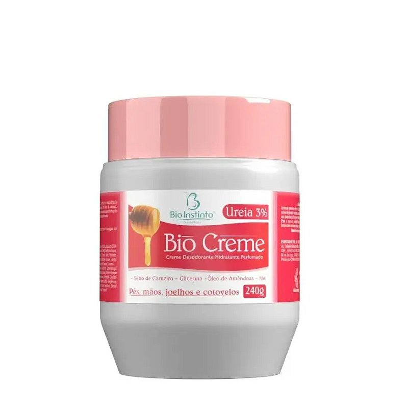 Creme Hidratante Perfumado Bio Creme 240g Bio Instinto - Natunutra