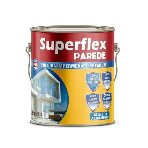Impermeabilizante SuperFlex Branco 3,6L - MAZA - Casarin Home