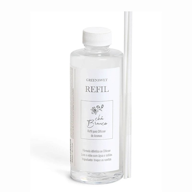 Refil Difusor Chá Branco 300ml Greenswet - Casarin Home