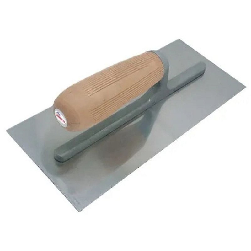 Desempenadeira Lisa Cabo Aberto 27X12 Aço Inox Compel 2410 - Casarin Home