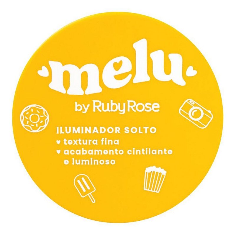 Iluminador Solto Melu - Ruby Rose - Luxx Make Up