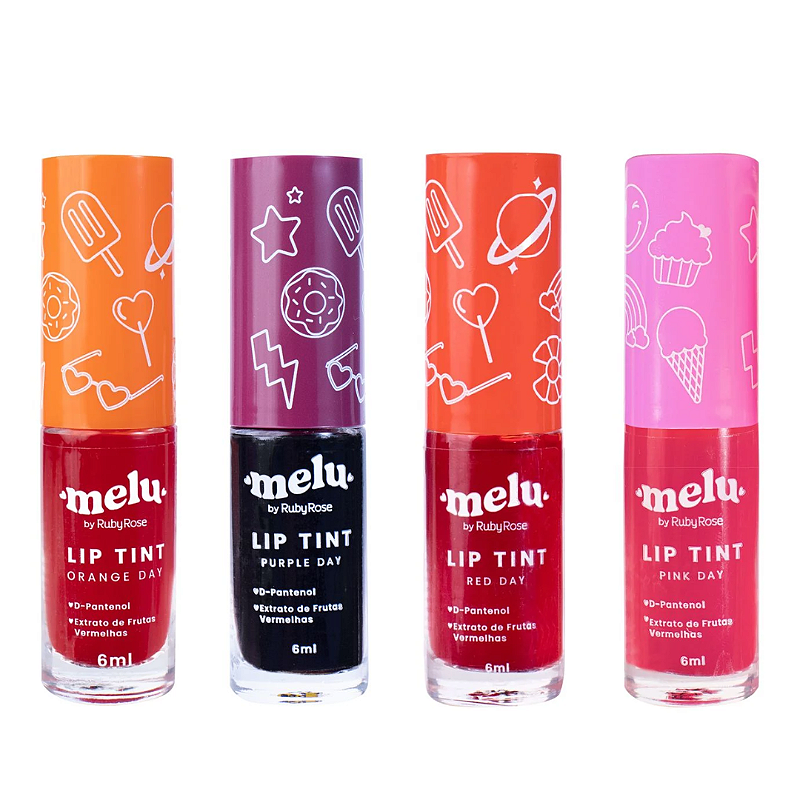 Lip Tint Melu - Ruby Rose - Luxx Make Up