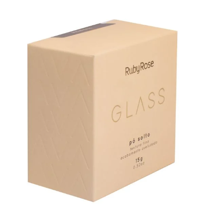 Pó Solto Glass - Ruby Rose - Luxx Make Up