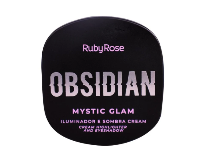 Iluminador e Sombra Obsidian - Ruby Rose - Luxx Make Up