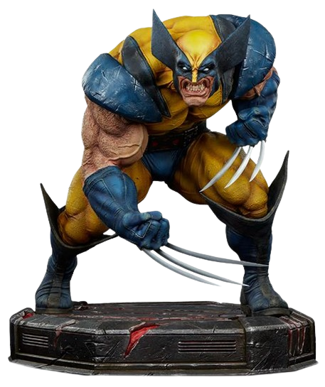 Estátua Wolverine Berserker Rage – Sideshow Collectibles (X-Men) | LED ...