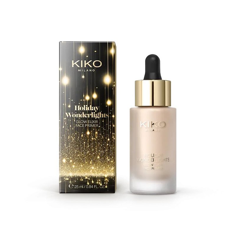 Primer Holiday Wonderlights Glow Elixir Face Primer - Kiko Milano - Lily Makeup Store