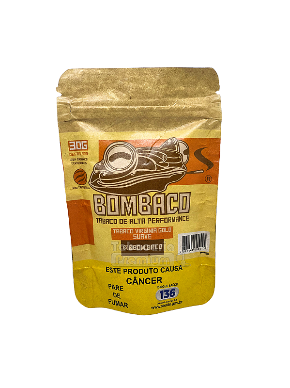 Tabaco Bombaco Gold Suave - 30g - Tabacaria Premium
