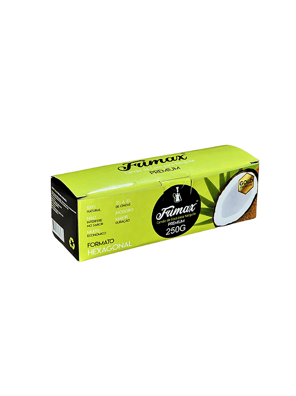 Carvão Fumax Hexagonal - 250g - Tabacaria Premium
