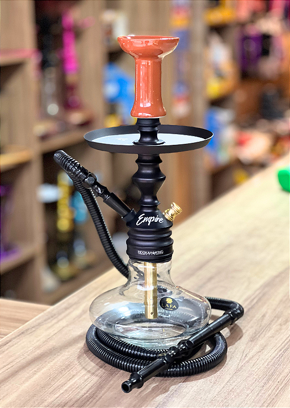 Narguile Empire Completo - Preto - Tabacaria Premium