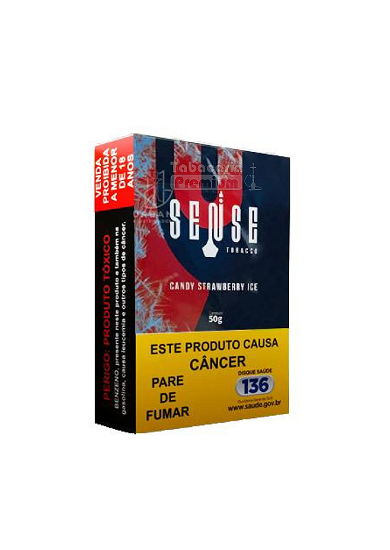Essência Sense Candy Strawberry Ice - 50g - Tabacaria Premium