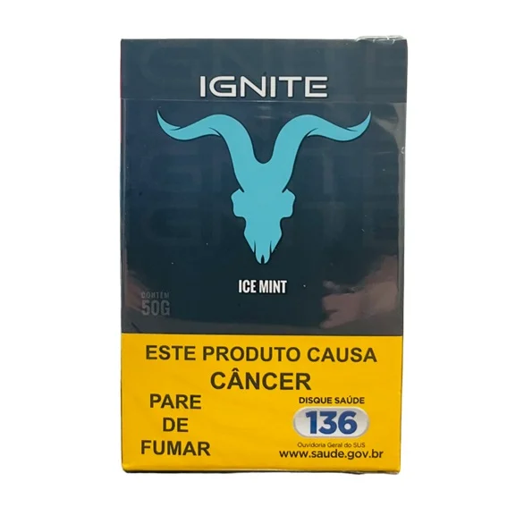 Essência Ignite - Ice Mint 50g - Tabacaria Premium