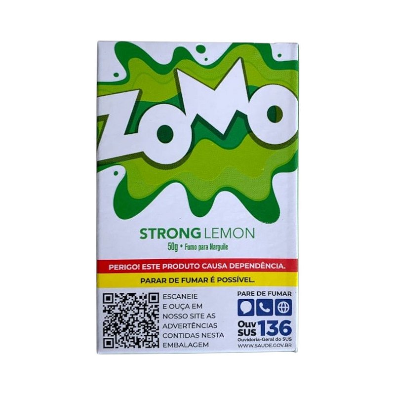 ESSÊNCIA ZOMO STRONG LEMON - 50G - Tabacaria Premium