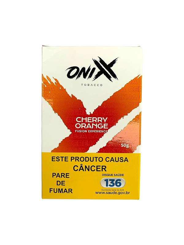 Essência Onix 50g - Cherry Orange - Tabacaria Premium