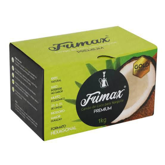 CARVÃO FUMAX HEXAGONAL - Tabacaria Premium