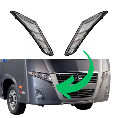 Lanterna Aplique Farol Dianteiro Volare WL 2016 Fly W6 W8 W9 Dw9 ...