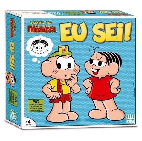 Jogo Eu Sei Turma da Mônica 0767 Nig - Happily Brinquedos