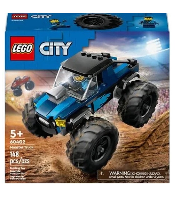 Lego City Monster Truck Azul 60402 - LEGO - Happily Brinquedos
