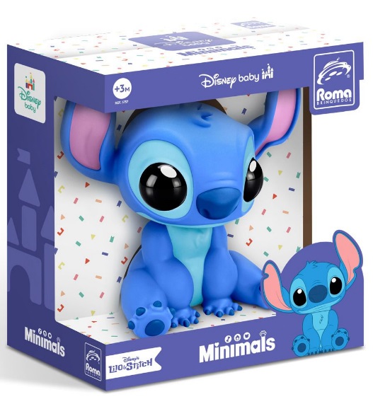 Boneco Stitch Minimals Disney 5757 - Roma - Happily Brinquedos