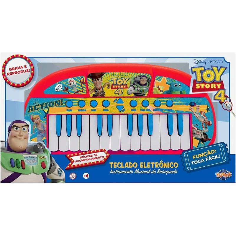 Teclado Musical Toy Story 4 - Toyng - Happily Brinquedos