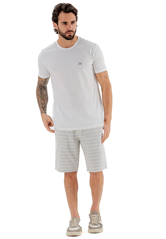 KING E JOE CAMISETA PIMA TOUCH LOGOTIPO BRANCA - Conceito Rouparia