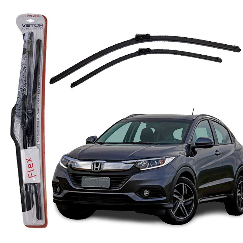 Palheta Parabrisa Especifica Flex Honda Hrv 2018 a 2023 Vto - Mundo Audio