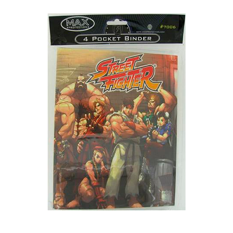 Street Fighter - Binder - 10 Folhas - 4 Bolsos - Omniverse